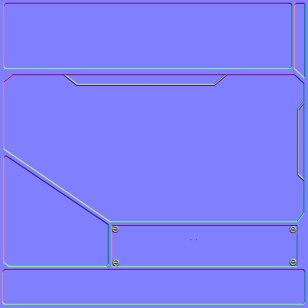 Sci Fi Building Texture Map