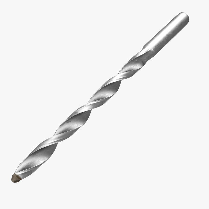 3d model drill bit