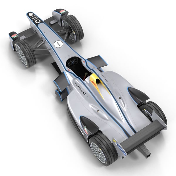 3d formula e race car