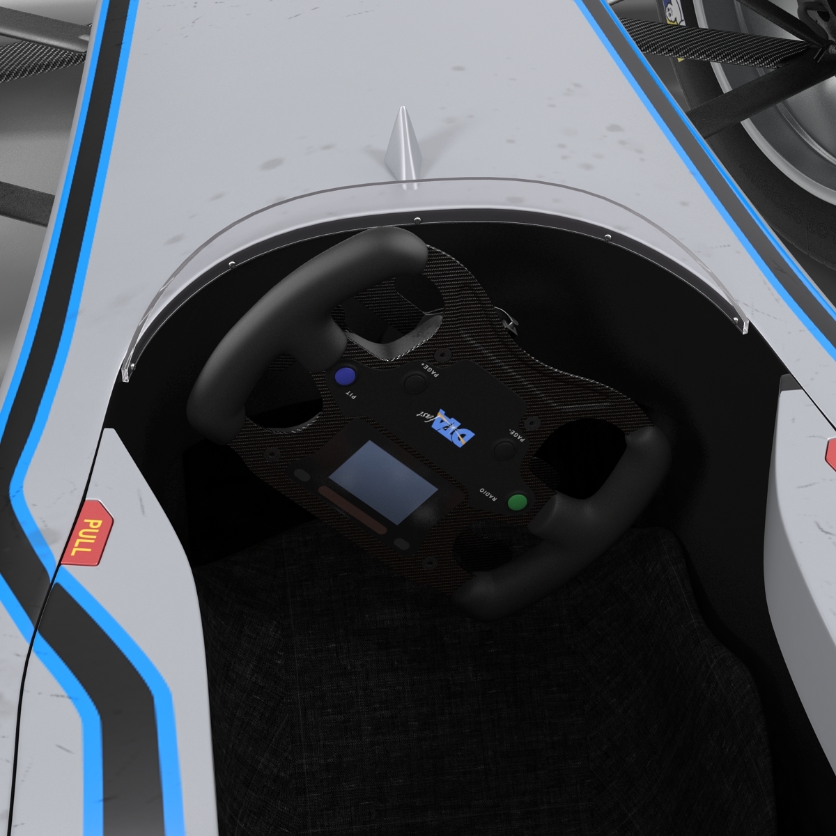 3d formula e race car