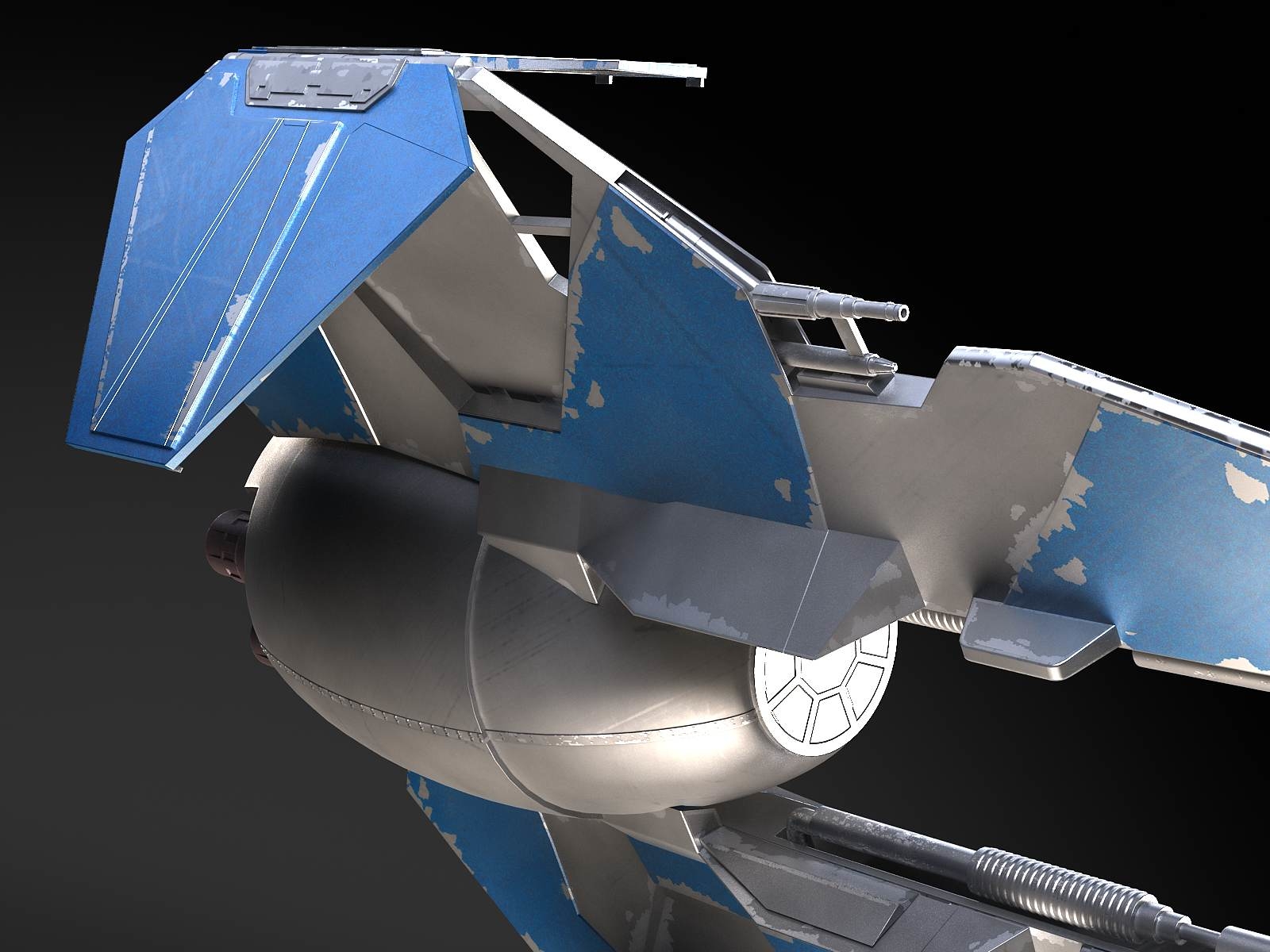 jedi starfighter eta-2 3d 3ds