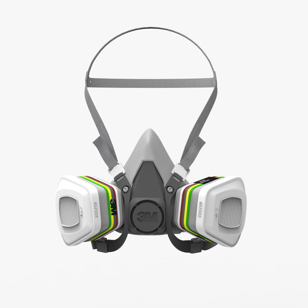 3d protective half mask