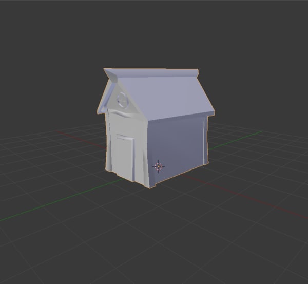 3d cottage blender