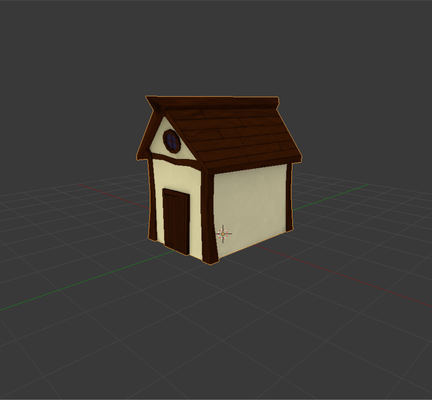 3d cottage blender