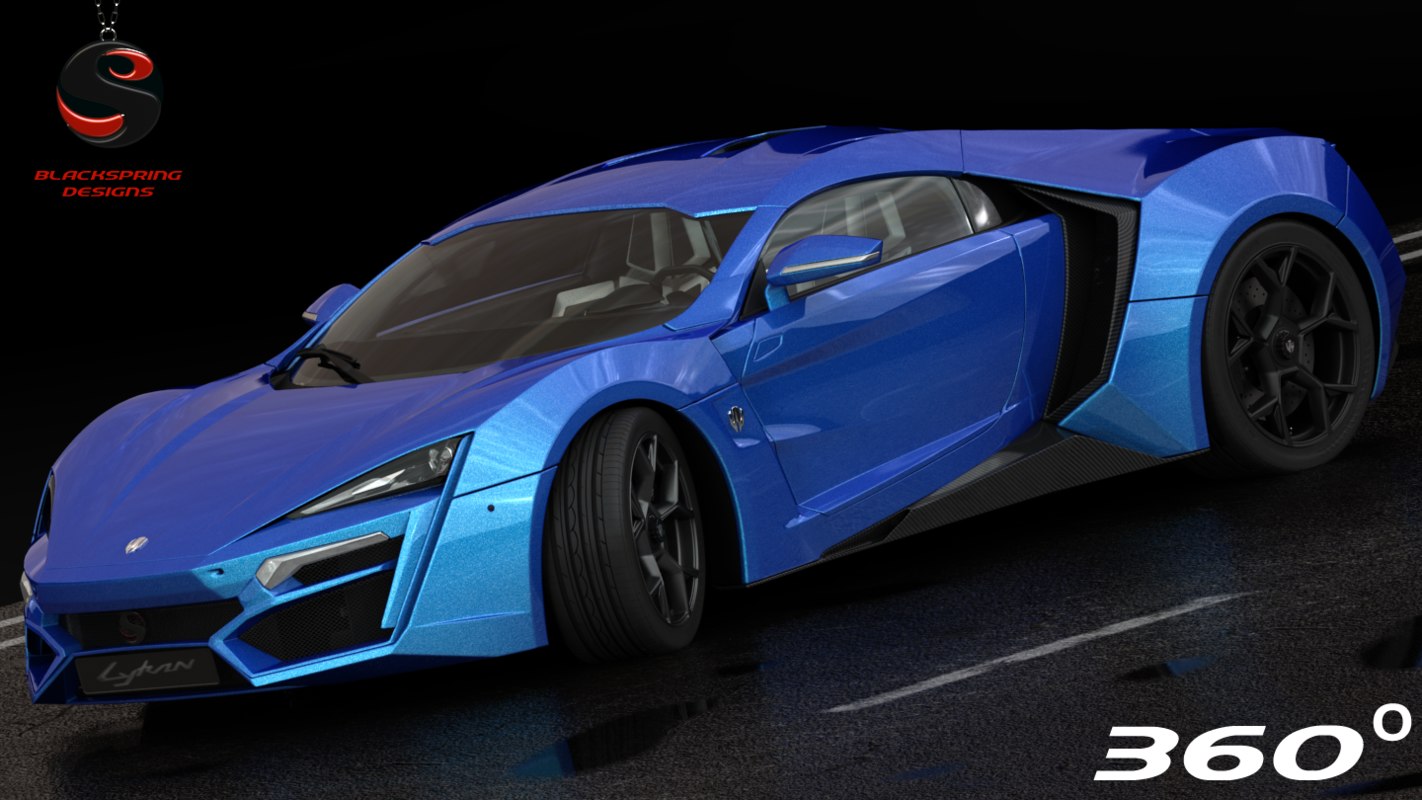 w motors lykan hypersport 3d model