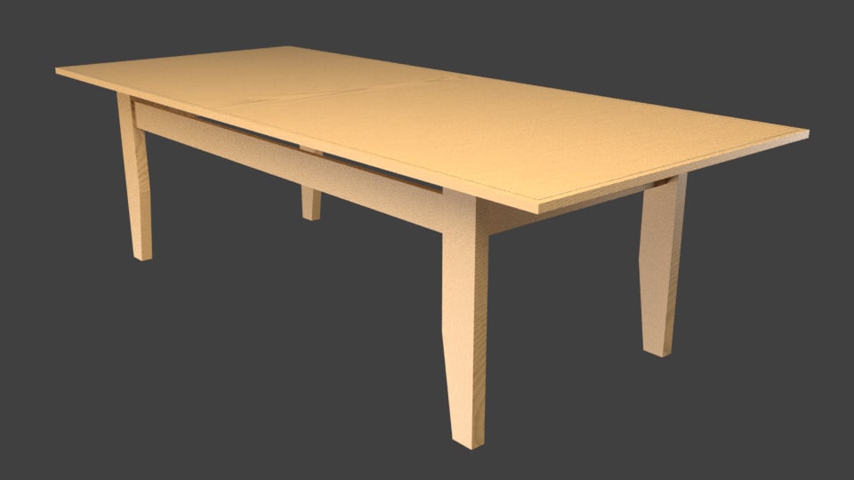 3ds simple modern table 1