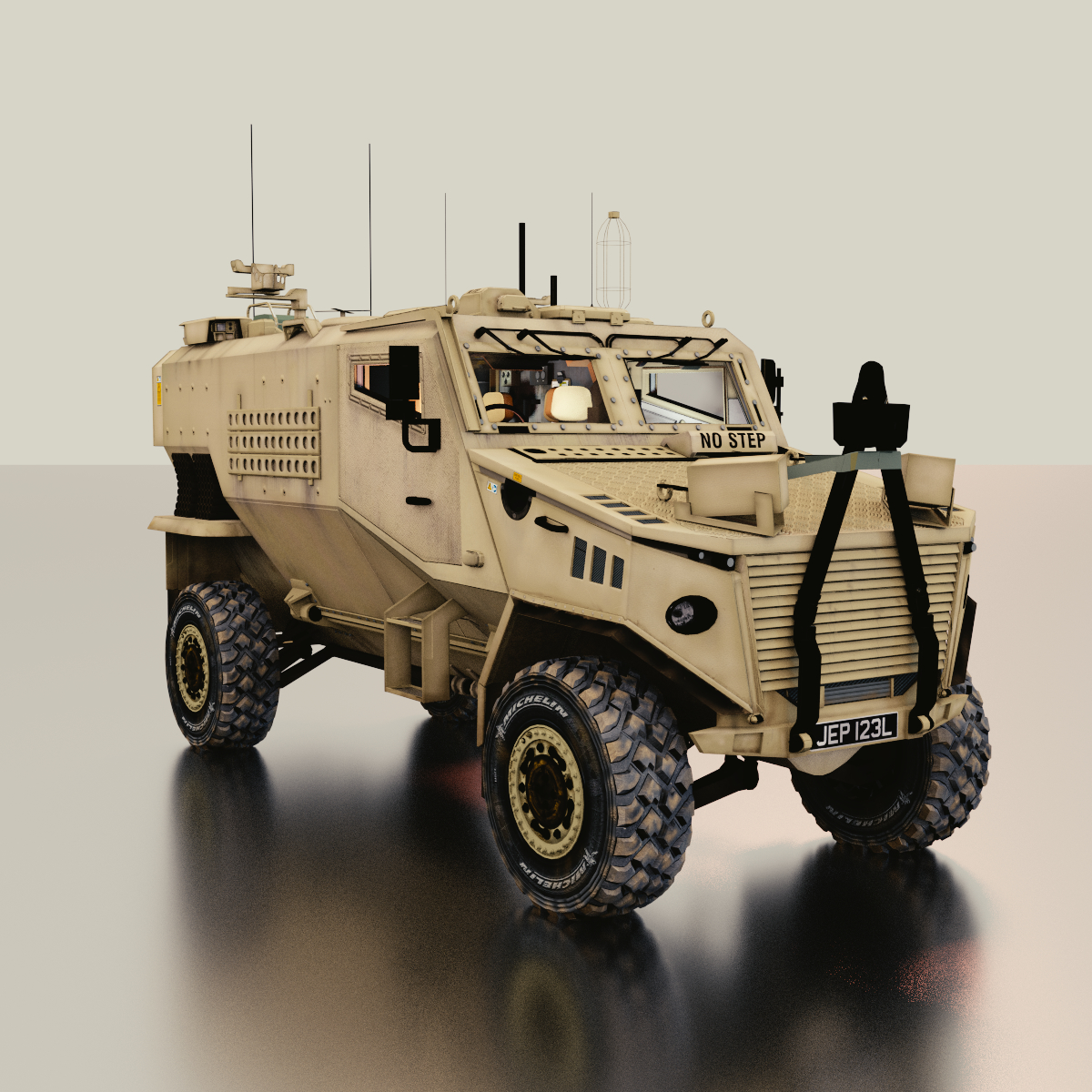 force ocelot foxhound lppv 3d obj