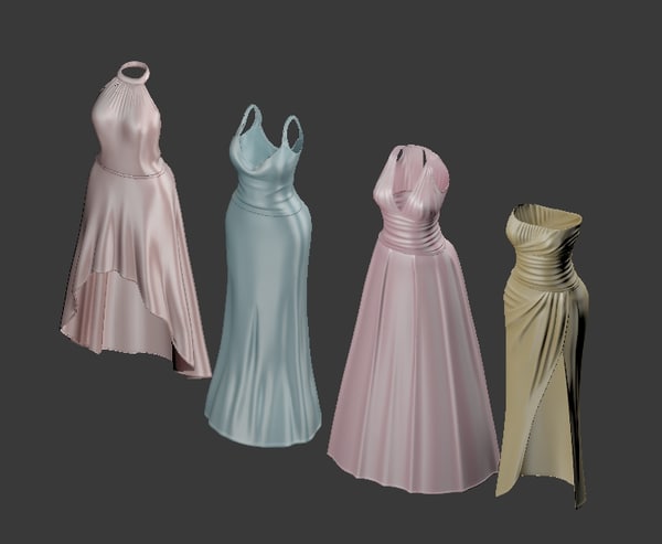 3d gown kit model
