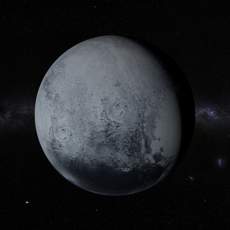 pluto charon 8k 3d model