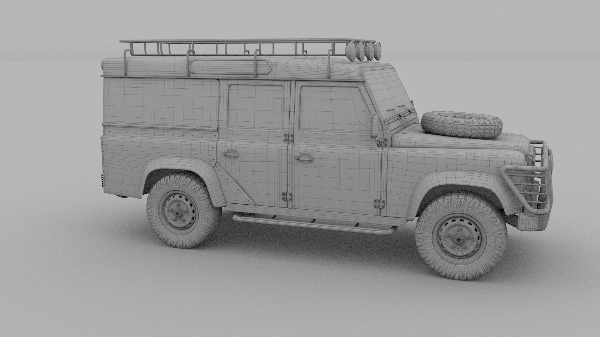 land rover defender 110 3d model