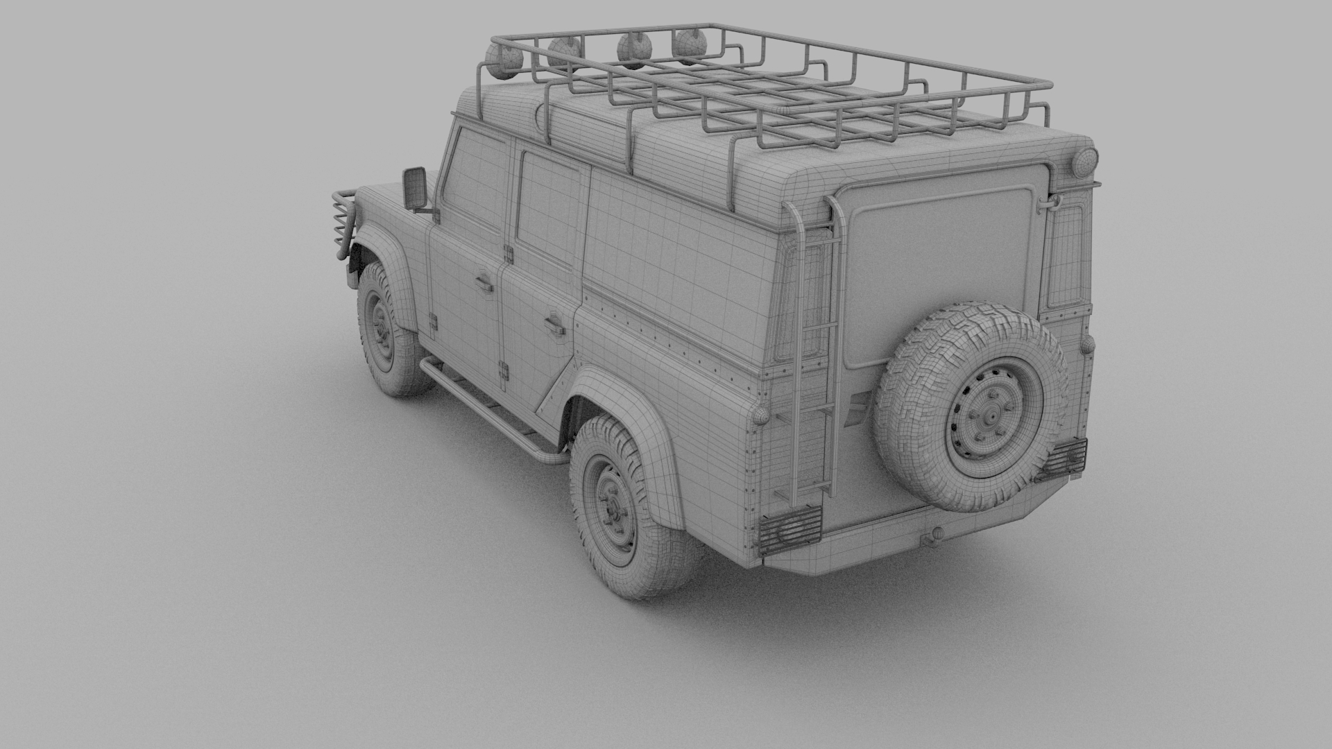 land rover defender 110 3d model
