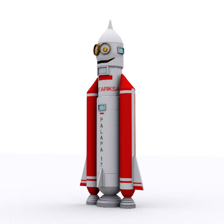 cartoon rocket max