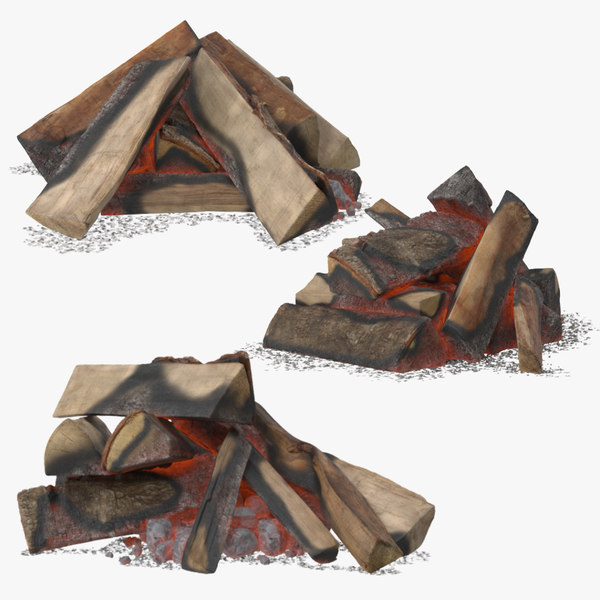 bonfire 3d model