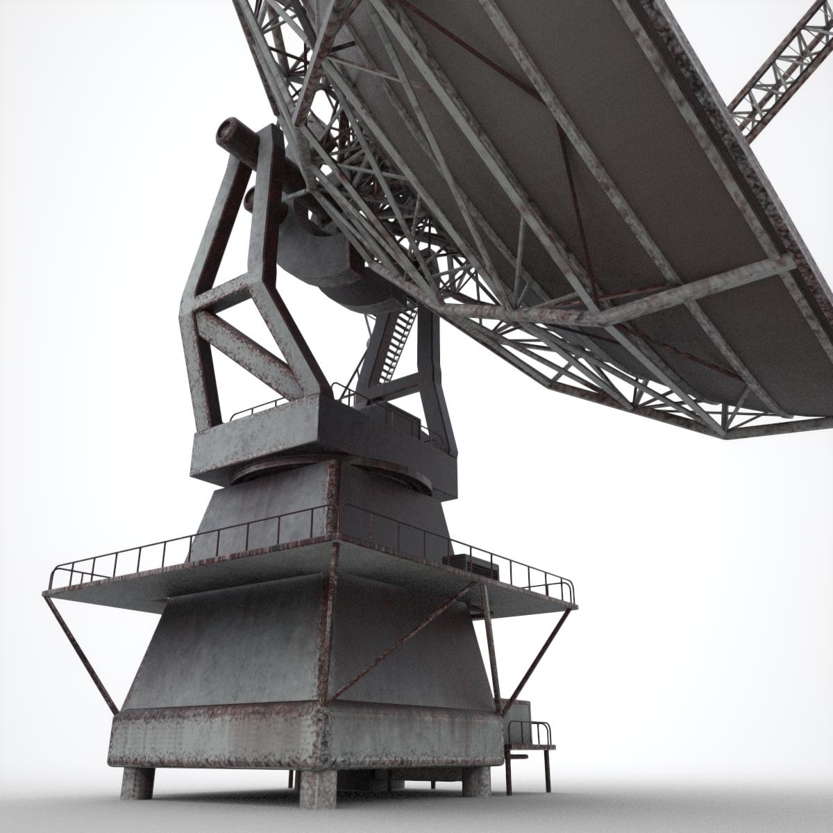 radio telescope 3d model