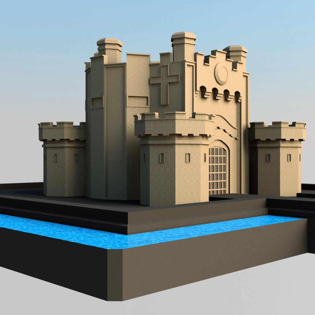 Castelo medieval Modelo 3D - TurboSquid 1028387