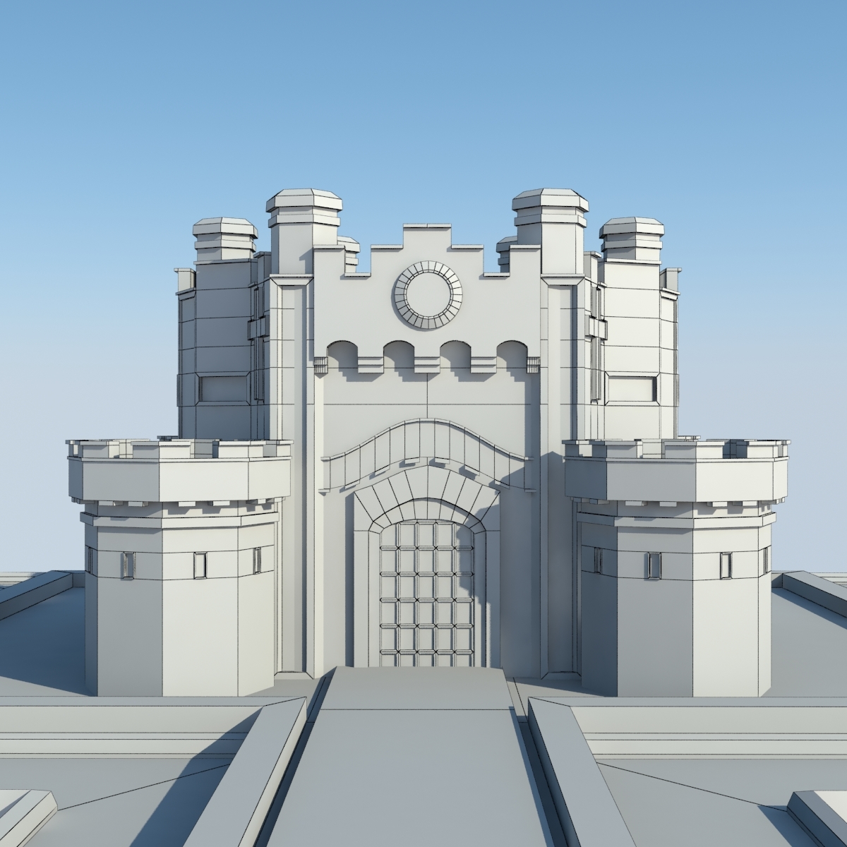 Castelo medieval Modelo 3D - TurboSquid 1028387