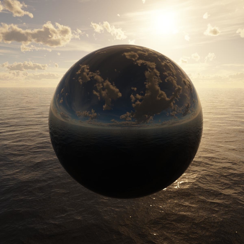 Texture ocean HDRi 360