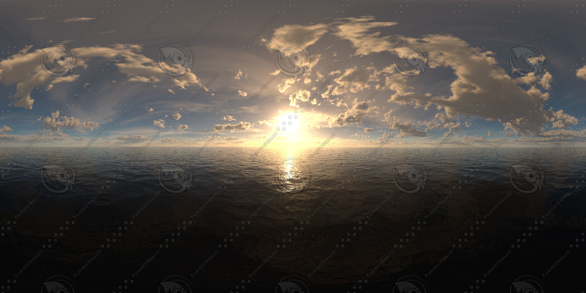 Texture ocean HDRi 360