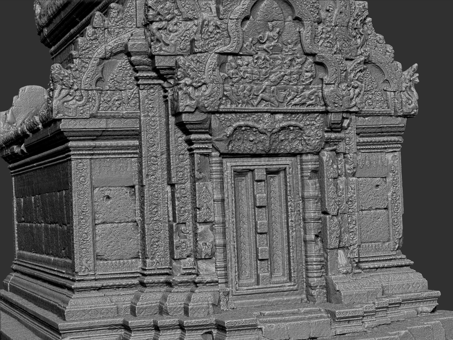 3d model red temple pack 12