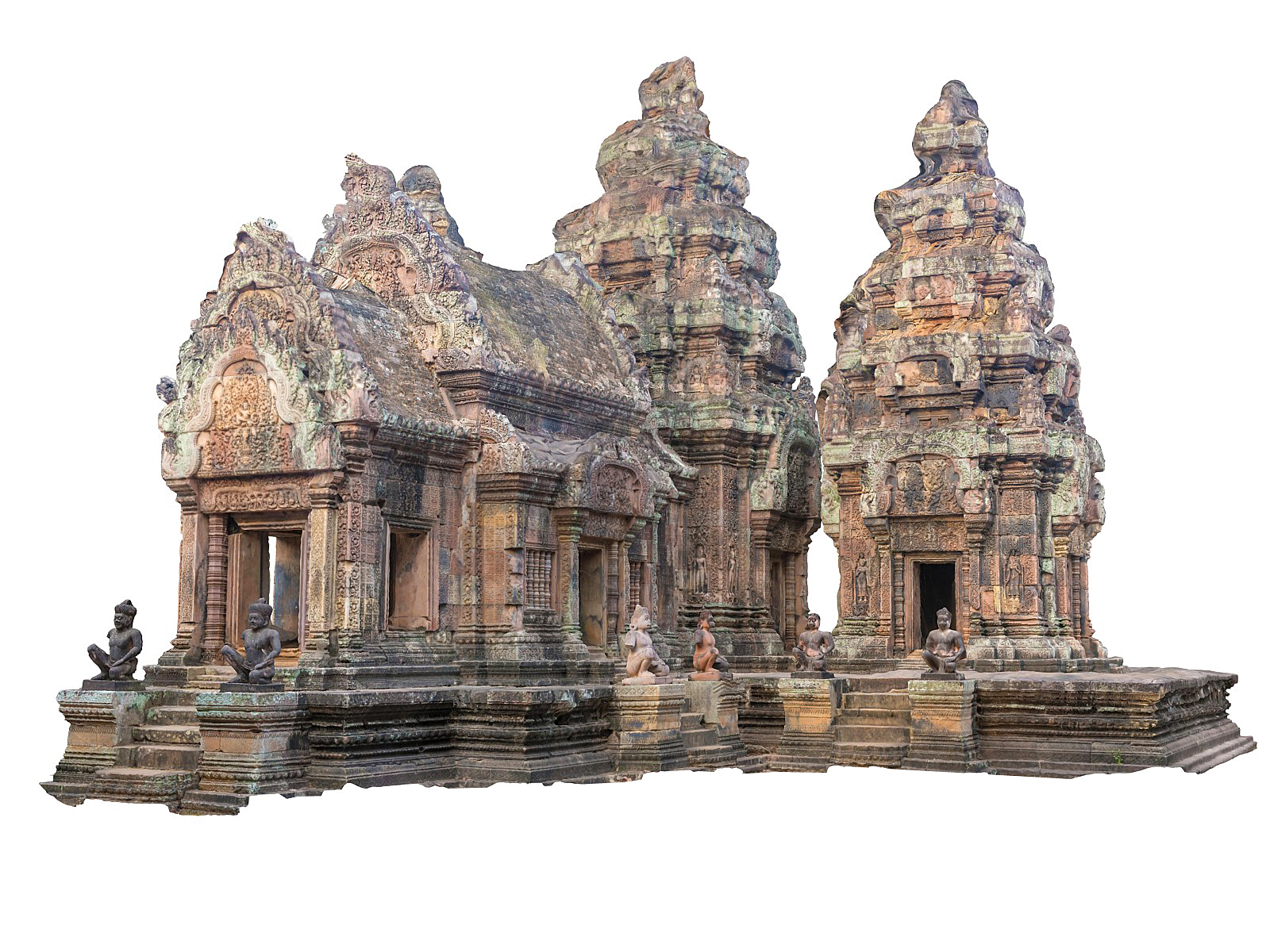 3d model red temple pack 12
