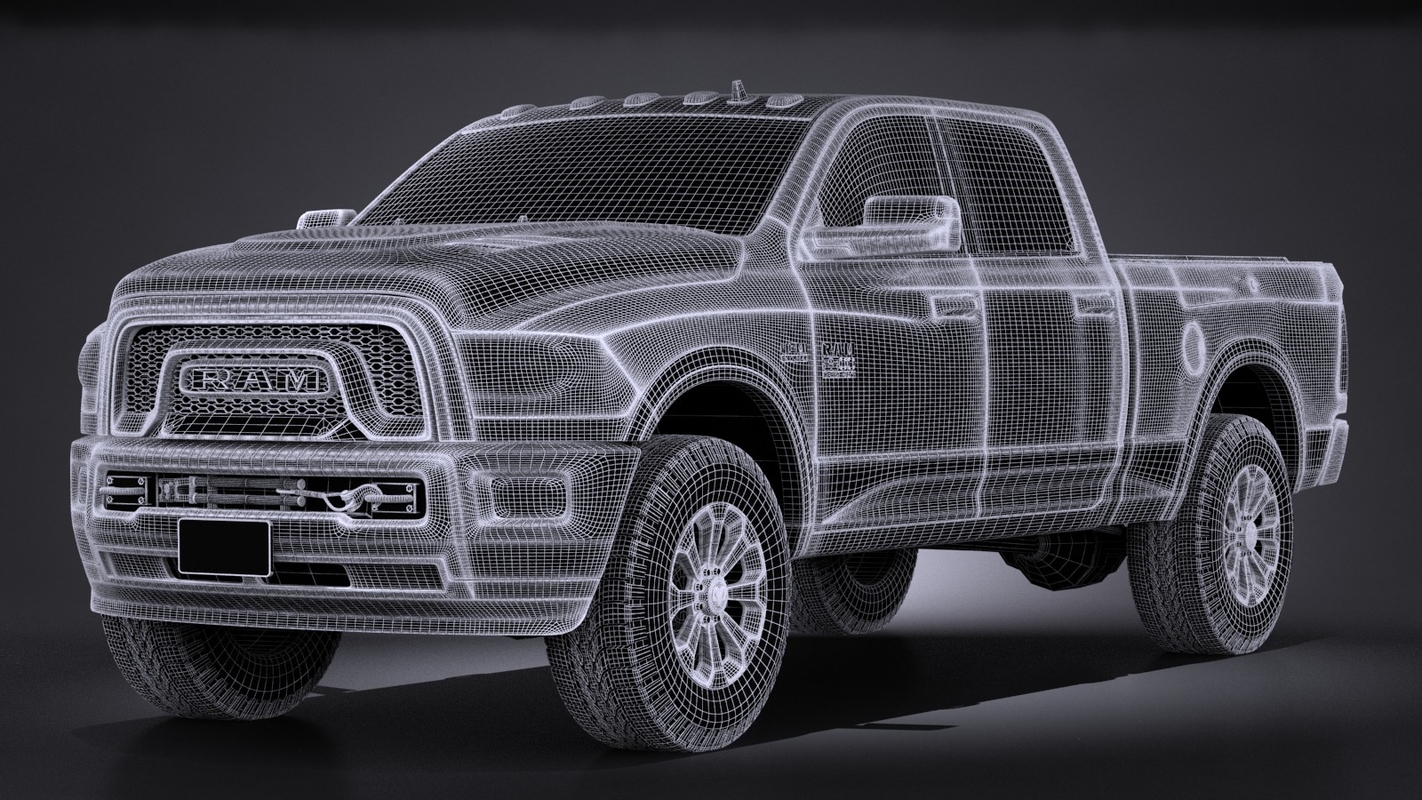 dodge ram 2500 3d model