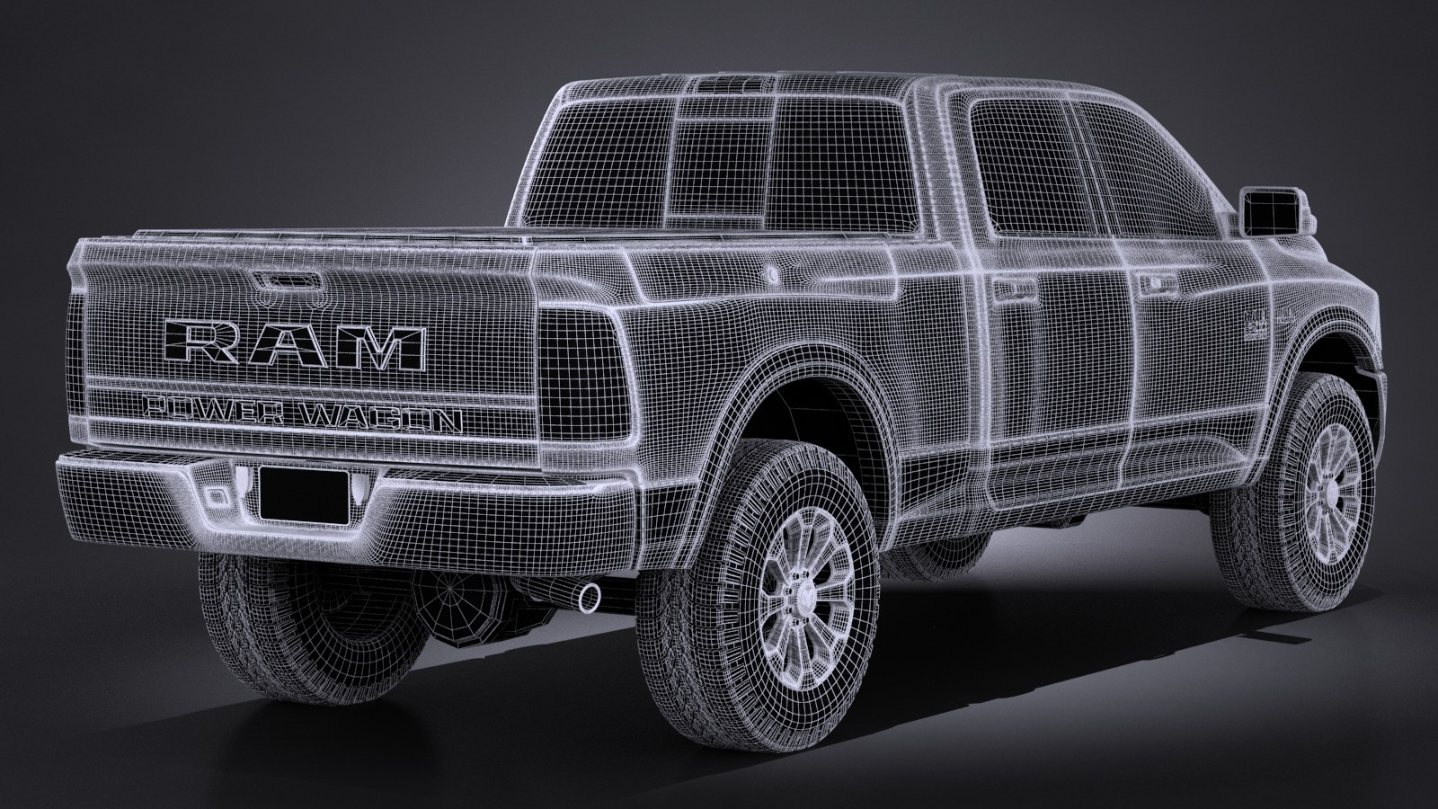 dodge ram 2500 3d model
