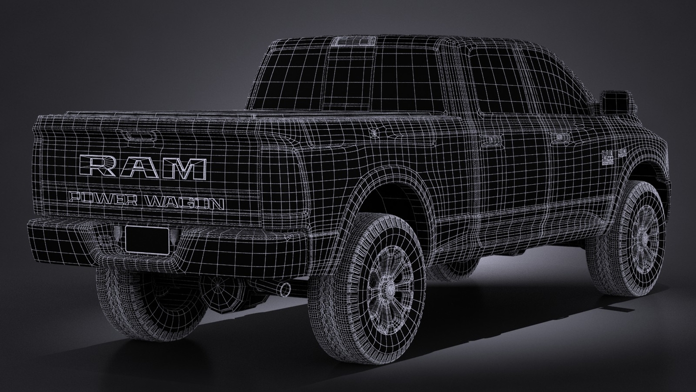 dodge ram 2500 3d model