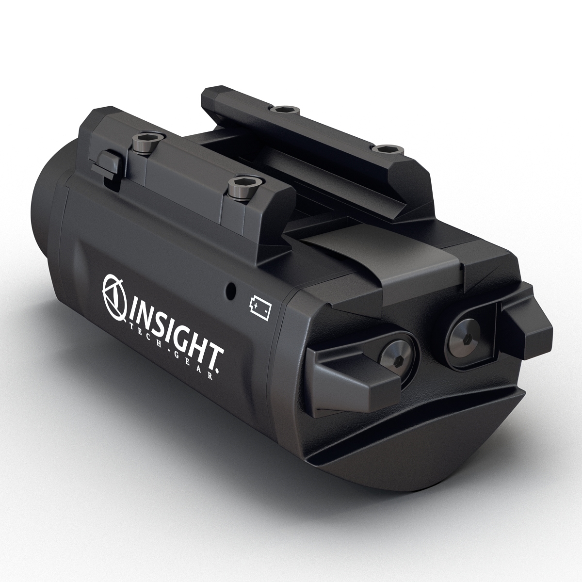 led tactical weapon light 3d model