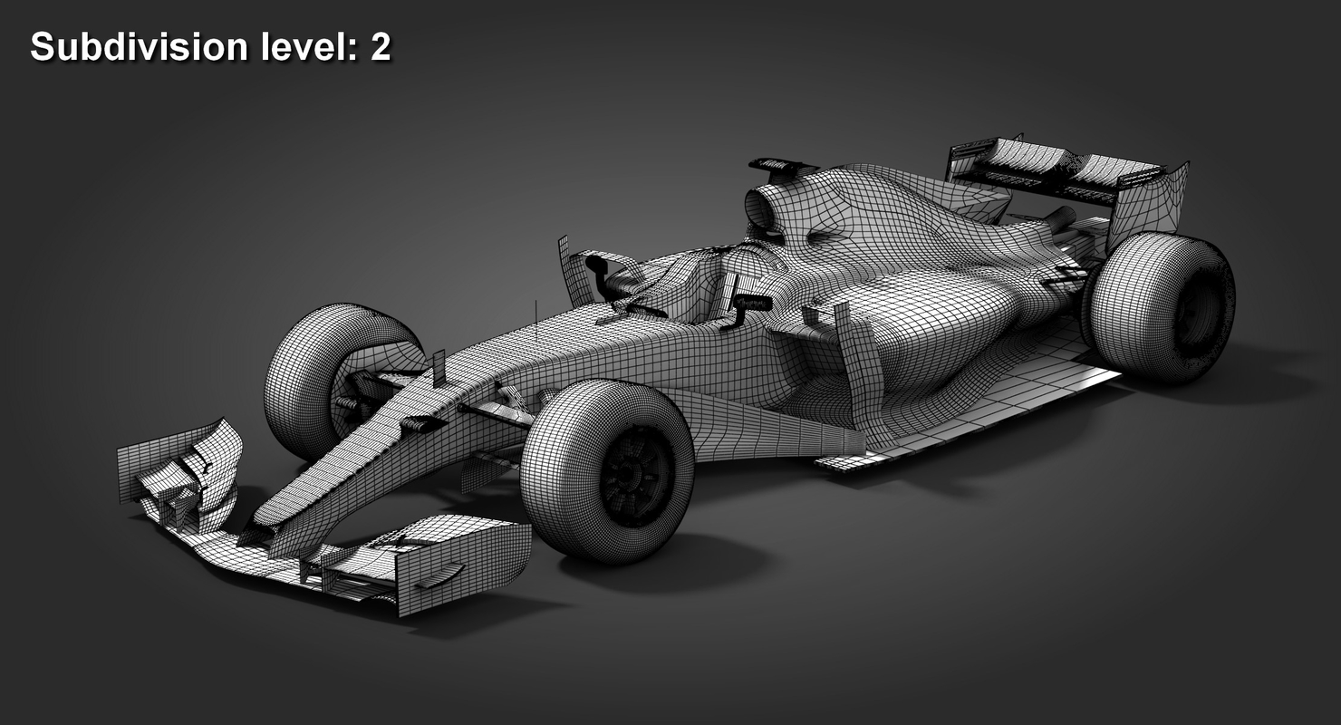 3d model formula 1 2017
