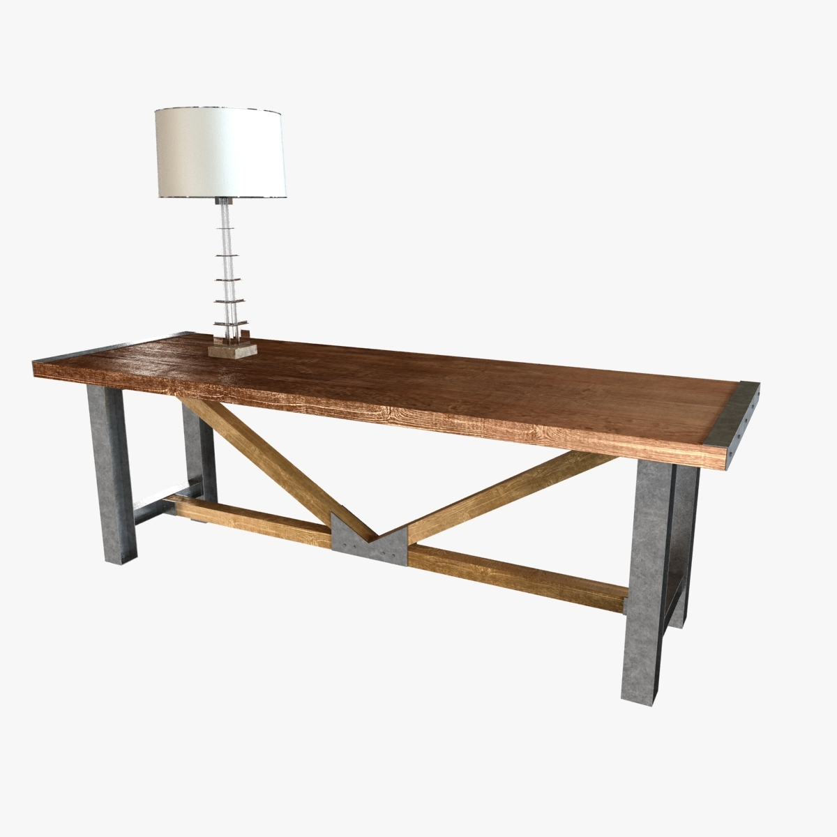 lamp table alan knight 3d model