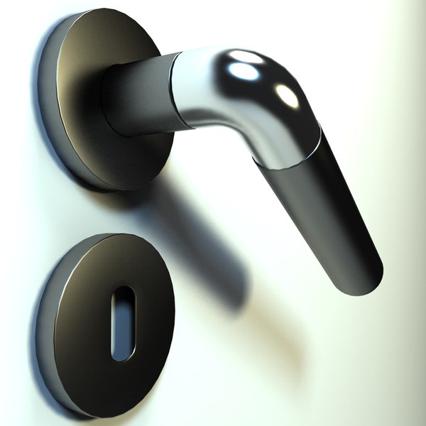 rotating door handle 3d model