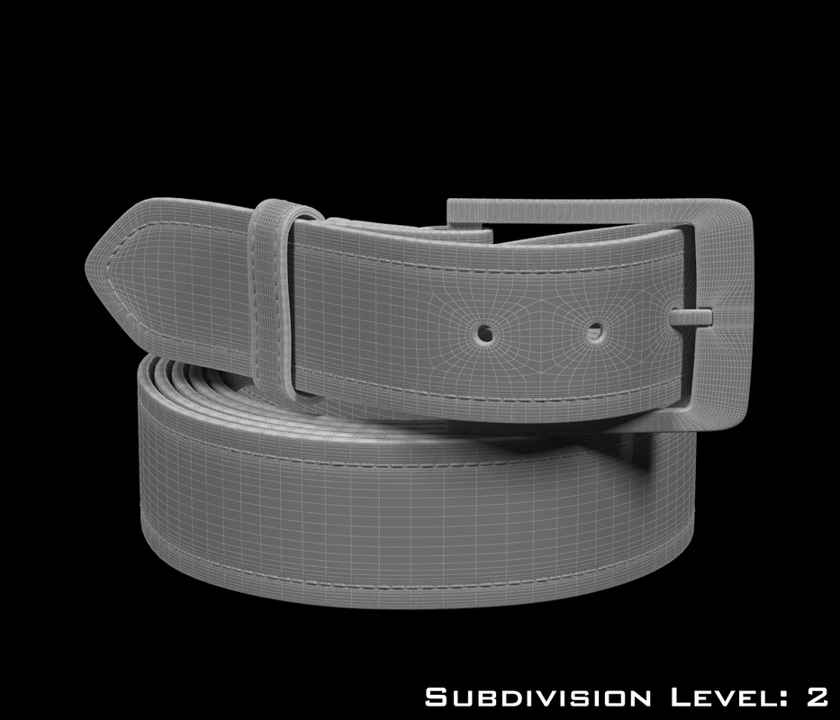 belt 3d max