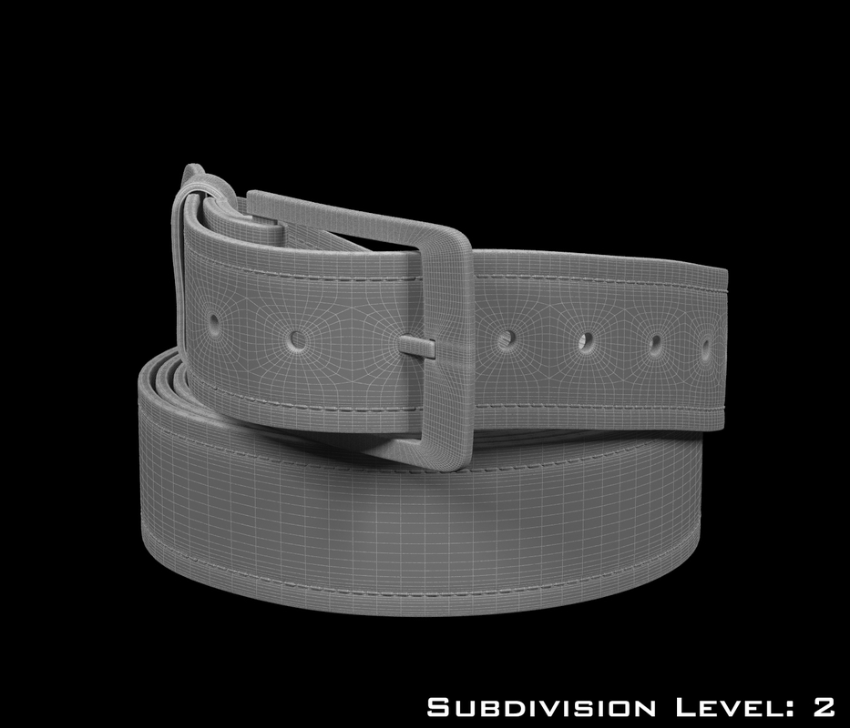 belt 3d max