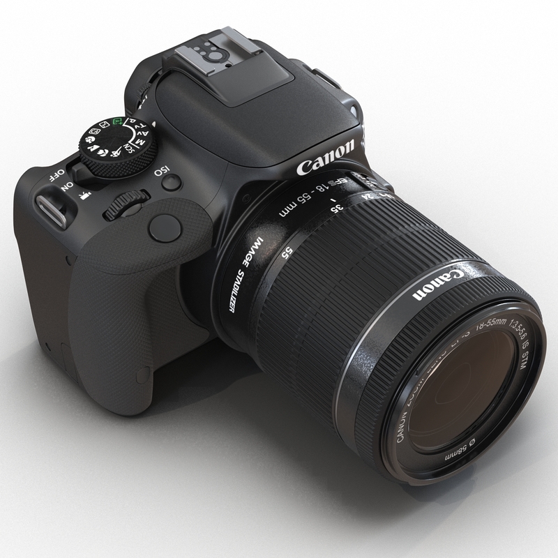 3d canon eos 100d model