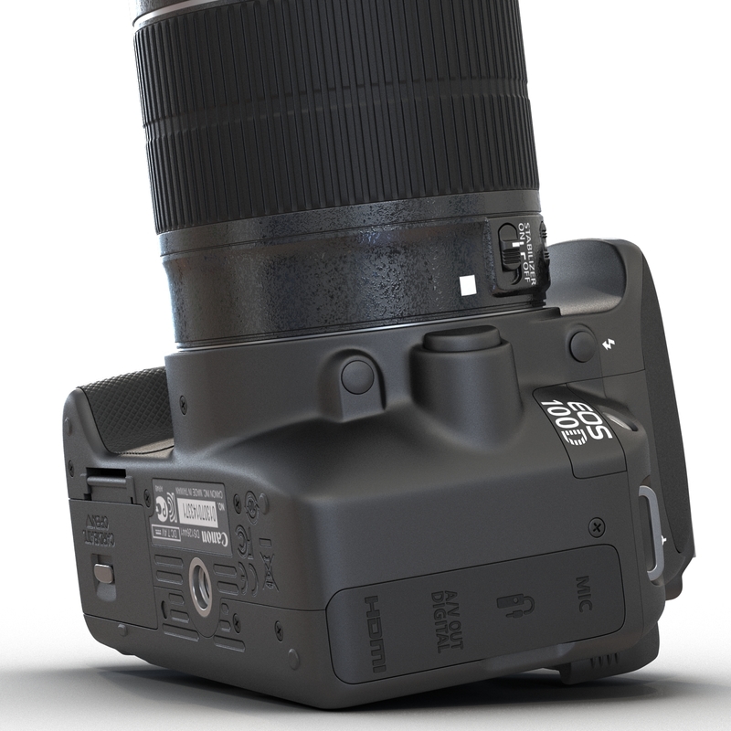 3d canon eos 100d model
