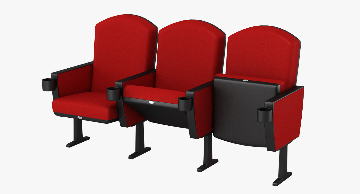 modèle 3D de Chaise de cinéma - TurboSquid 1029337