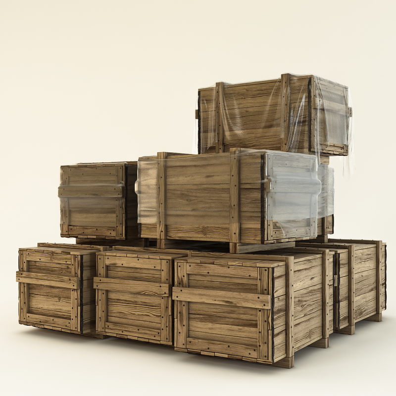 3d box model