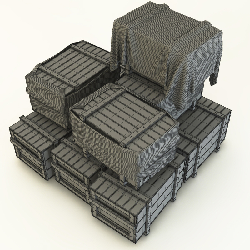 3d box model