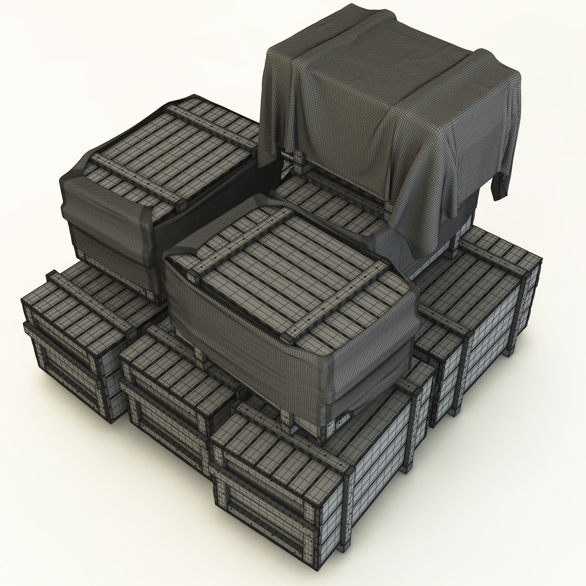 3d box model