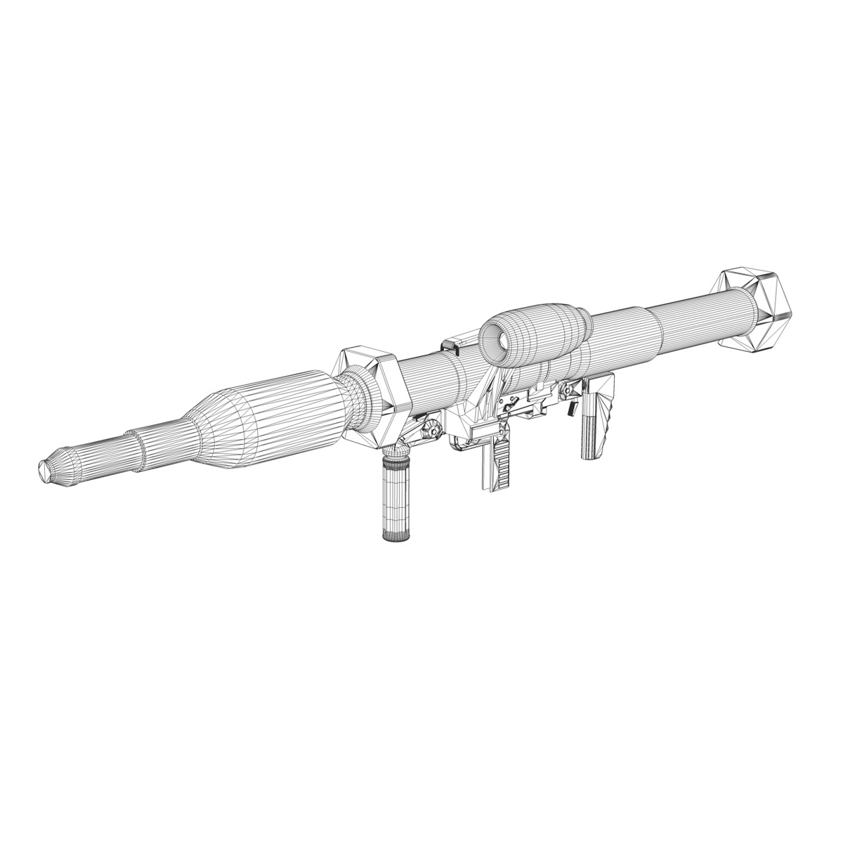 Anti-tank 로켓 발사기 Panzerfaust 3 3D 모델 - TurboSquid 608990