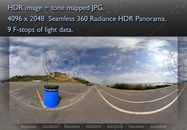 Texture 360 panorama beach