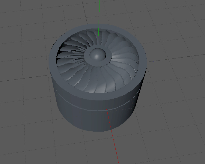 3d turbine fan