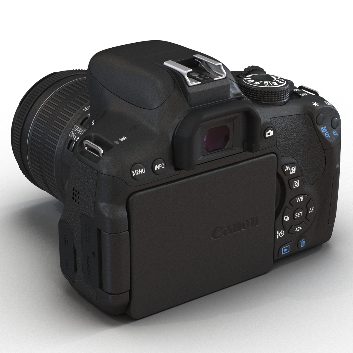 3d canon eos 750d model