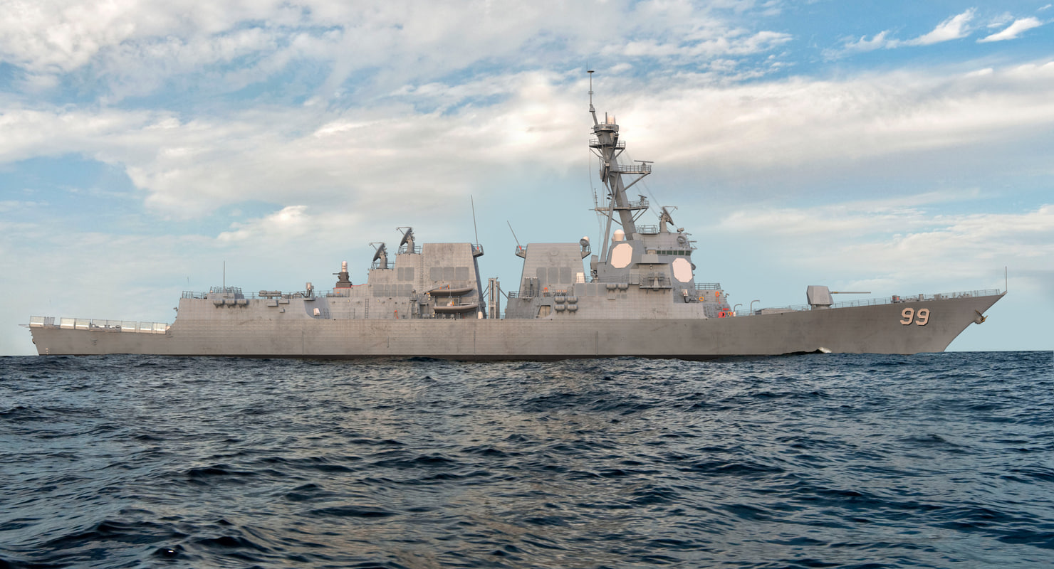 uss farragut 3d max