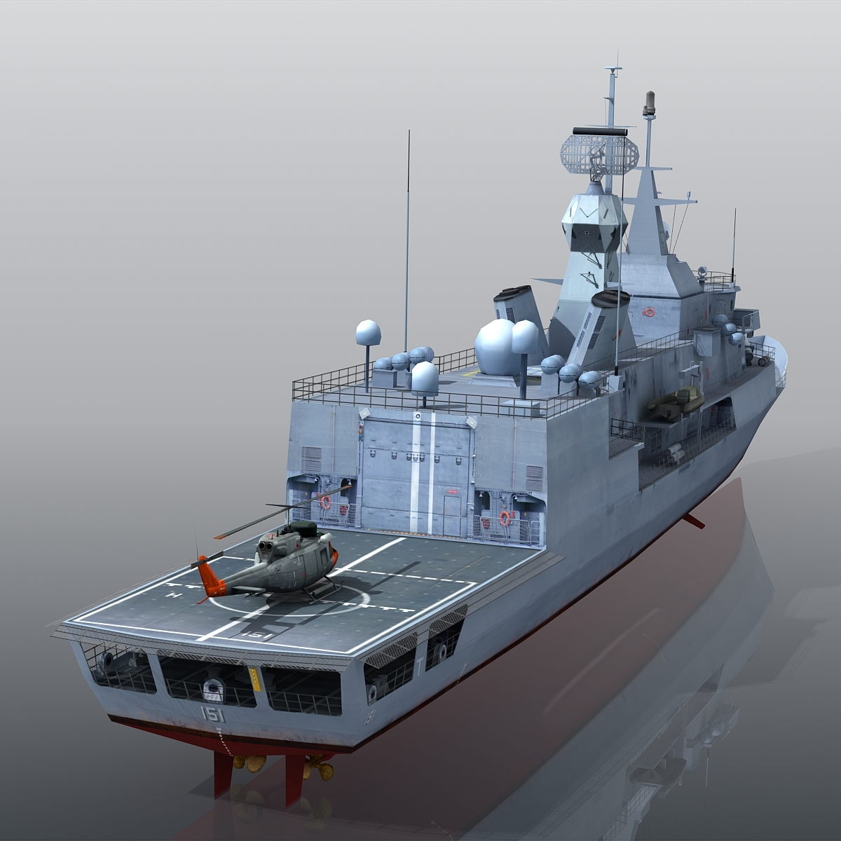 HMAS Arunta FFH 151 Fragata da Classe Anzac Modelo 3D - TurboSquid 1029696