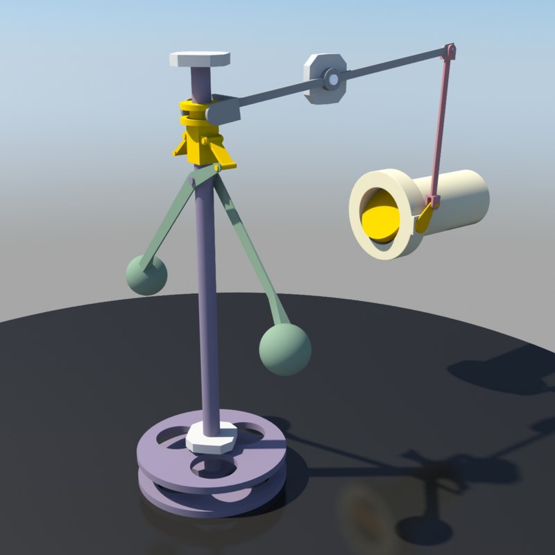 3d flyball centrifugal governor