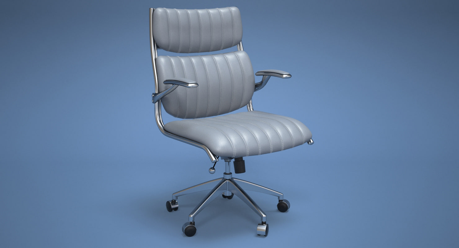 3d modway escape office chair model
