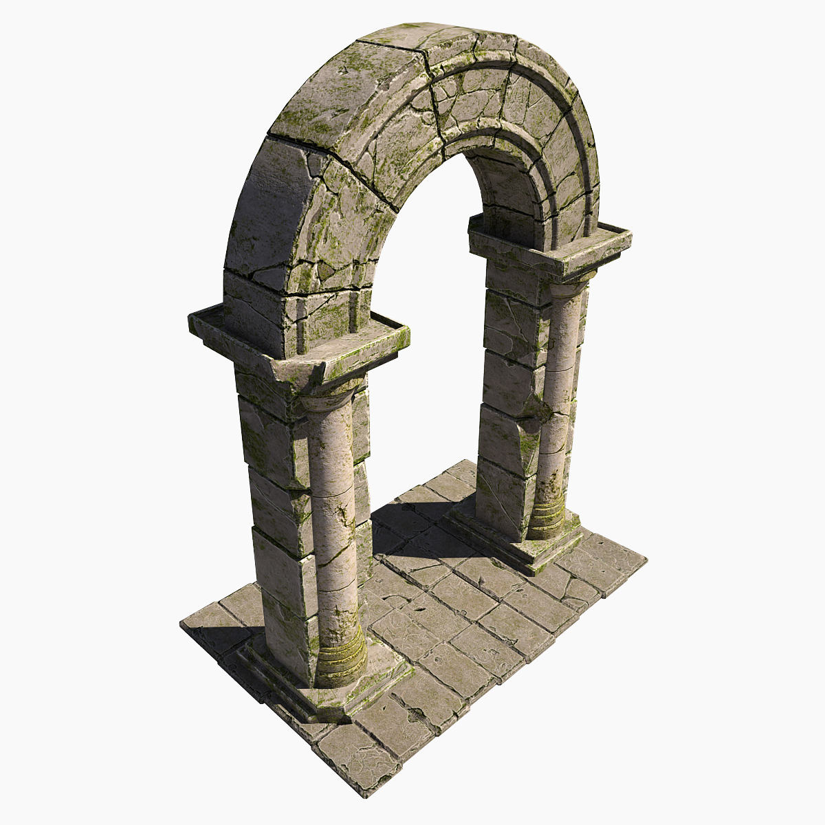 stone arch 3d 3ds