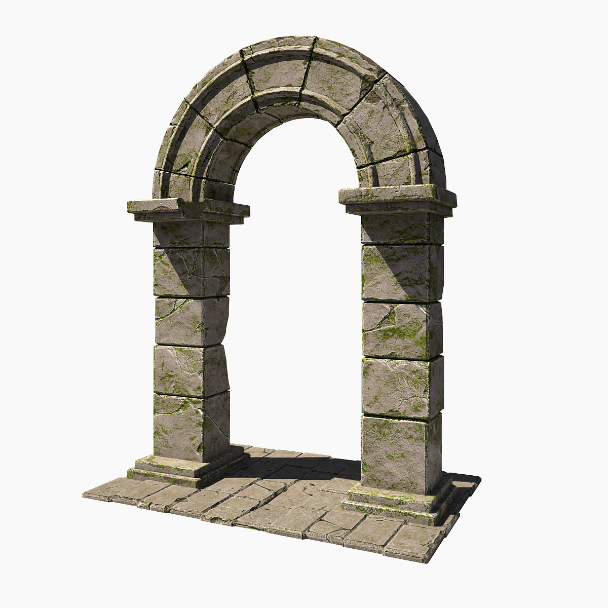 stone arch 3d 3ds