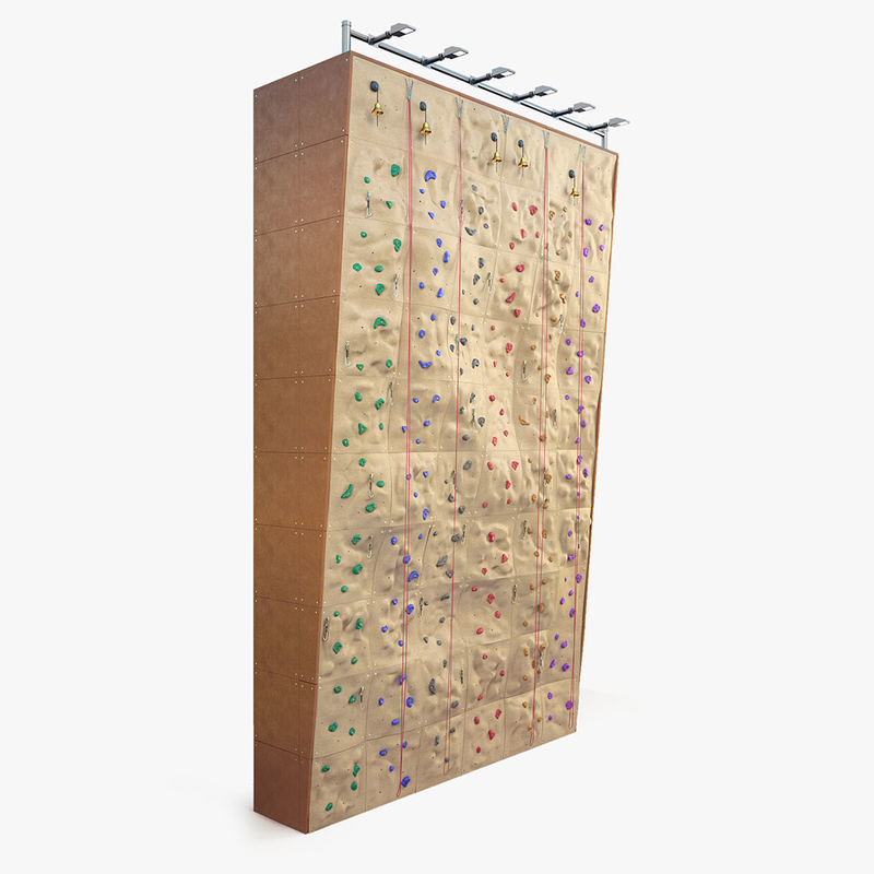 climbing wall 3d model
